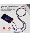 Minlu 4Ft/1.2M Multi USB Fast Charger Cord 4A, 4-in-1 Charging Cable ...