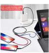 Minlu 4Ft/1.2M Multi USB Fast Charger Cord 4A, 4-in-1 Charging Cable ...