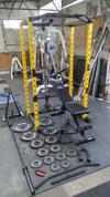 HulkFit Power Rack / Olympic Weights / Pesas / Gym / Gymnasio / Squat ...