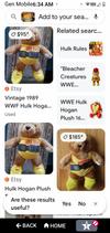 Collectable Hulk Hogan Teddy Bear for sale in Temple, TX - 5miles: Buy ...
