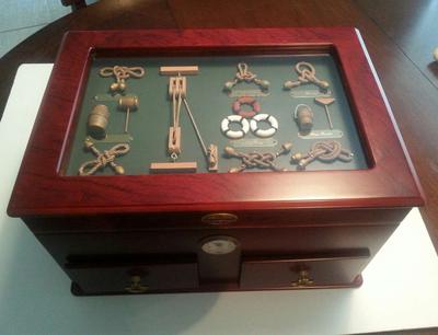 Thompson Company Glass Top Nautical Cigar Humidor for sale in Pembroke ...