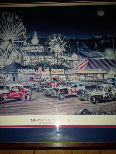 Midway of Memories the Reading Fairgrounds Print for sale in Reading ...