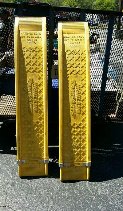 Highland Ramparts plastic extendable trailer ramps for sale in Taylor ...