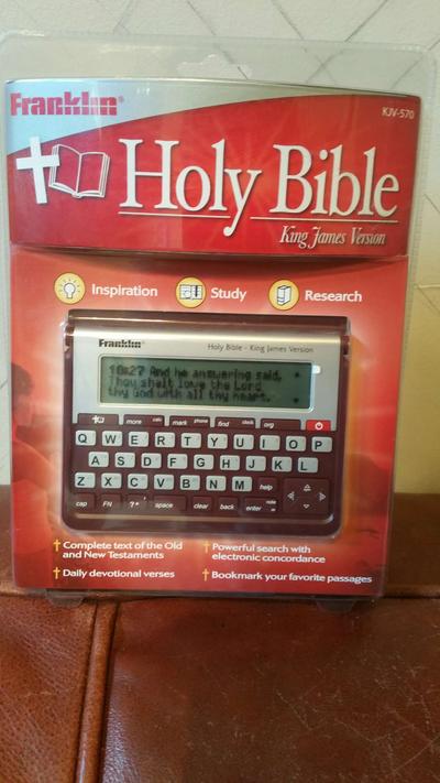 The Holy Bible Franklin KJV-570 Electronic Bible - King James