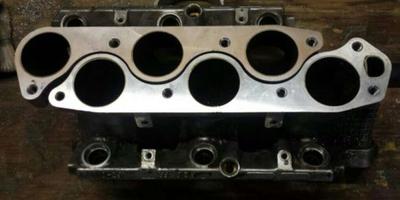 Honda/Acura J32A2 lower intake manifold runners / fuel injector base ...