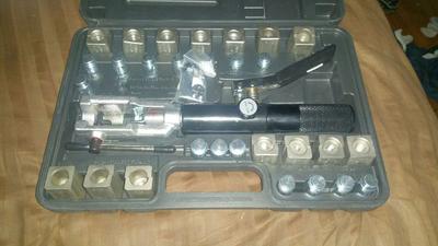 Mastercool (71475-PRC) Black Universal Hydraulic Flaring Tool Kit for ...