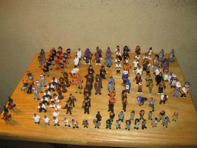 Over 120 cholo figurines lowrider Homies figurines locsters chicano low ...
