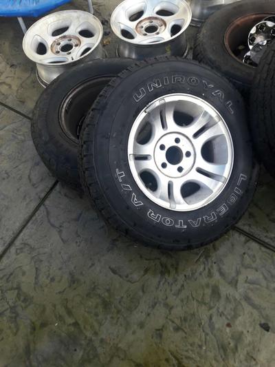 Set of 4 Ford ranger wheels and tires caps come with these are 15 inch ...