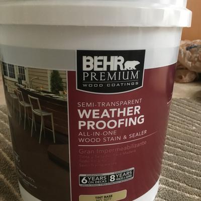 Behr semi transparent pewter deck/wood stain for sale in Dallas, GA ...