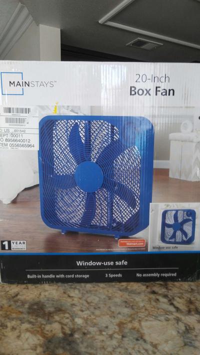 New*** 20 Inch box fan for sale in Moreno Valley, CA - 5miles: Buy and Sell
