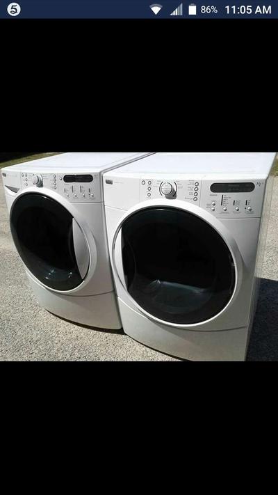 Top of the line Kenmore elite front loading washer and dryer for sale ...