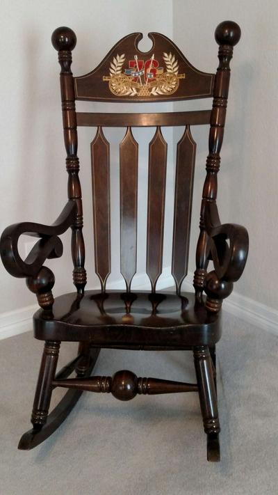 Vintage Mid Century Bicentennial Cannonball Rocker for sale in San ...