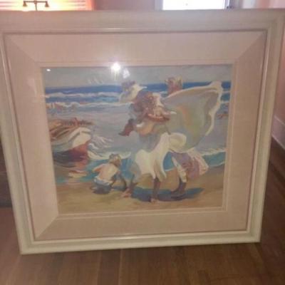 Signed, Framed, Matted John Asaro " Mediterranean Breeze" for sale in ...