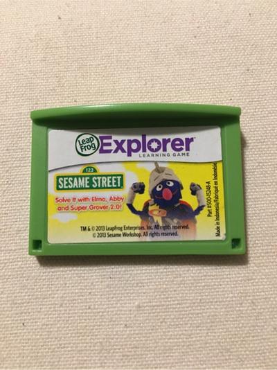 LeapFrog Explorer Sesame Street Solve it with Elmo, Abby and Super ...