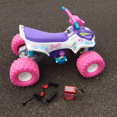 Fisher Price Power Wheels Barbie Quad / 4 wheeler for sale in ...
