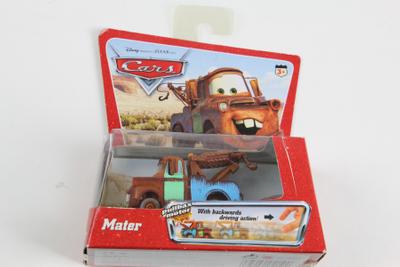 MATER Tow Truck - 2005 Disney Pixar Cars Pullbax Motor Backwards Drive ...