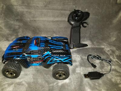 Cheetah King Remote Control Blue Toy Rally Truck RC Car 2.4 GHz 1:20 ...
