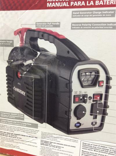 Husky 8 in 1 Portable Jumpstart With Hand Generator for sale in Dallas ...