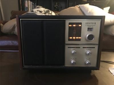 VINTAGE ZENITH 1970'S E430W HIGH PERFORMANCE TUNED AM/FM RADIO for sale ...