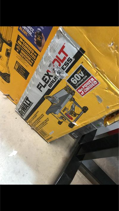 DEWALT FLEXVOLT 60-Volt Max Lithium-Ion Cordless Brushless 8-1/4in TABLE SAW(Too for sale in ...