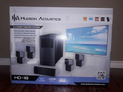 Hudson Acoustics Home Theater surround sound speaker system for sale in ...
