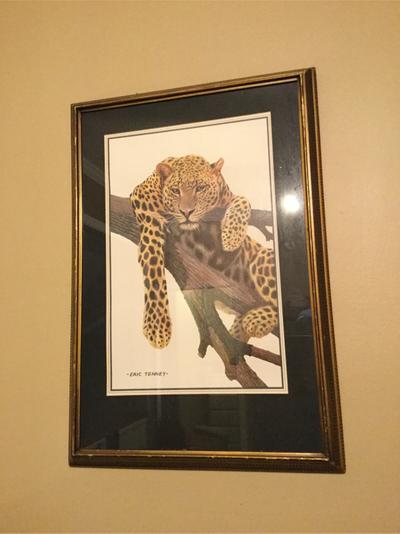 Eric Tenney Leopard Painting for sale $150.00 for sale in Little Rock ...