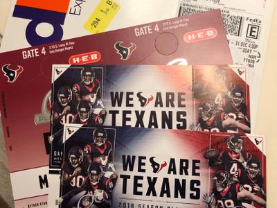 Texans vs colts Playoff tickets Jan. 5th Saturday for sale in Houston ...