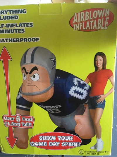 Dallas Cowboys inflatable New in Box for sale in San Antonio, TX ...