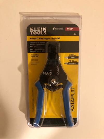 Klein tools katapult wire stripper 8-22AWG for sale in Mckinney, TX ...