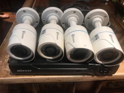 Swann 720p HD security cameras, Kmoon 8 channel 1080p Surveillance ...