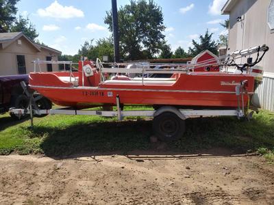 1974 skeeter sweet thang oringinal deck boat. 1972 115 hp johnson ...