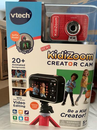 VTech KidiZoom Creator Cam HD Video Kids' Digital Camera, Green Screen ...