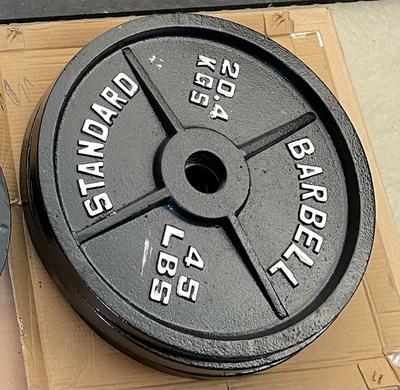 45lb Standard Barbell weight Plates $1.99 per pound. Each plate is $90 ...