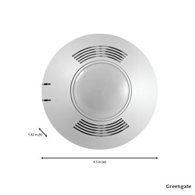 500 sq. ft. MicroSet Passive Infrared Low Voltage Occupancy Sensor with ...