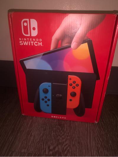 Nintendo Switch OLED Model /Neon Blue/Neon Red Set,Home TV Game Console ...
