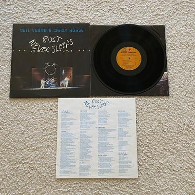 Neil Young & Crazy Horse “Rust Never Sleeps” Vinyl Lp 1979 Reprise ...