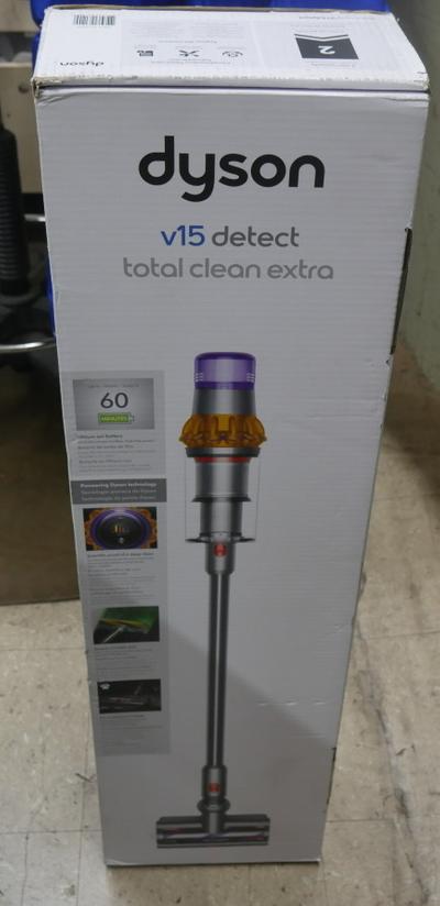 New Dyson SV47 448182-01 V15 Detect Extra Cordless Stick Vacuum Cleaner ...