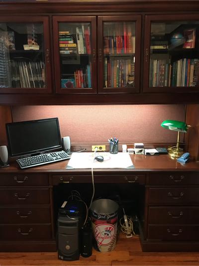 Cherry wood desk and hutch plus bookshelf for sale in Bronx, NY ...