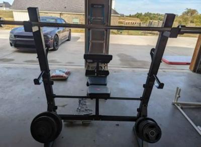 Marcy Weight Bench, weights, bar, dumbbells for sale in Weatherford, TX ...
