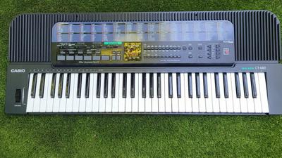 CASIO CT-680 DIGITAL REVERB 61 KEY TONE BANK KEYBOARD VINTAGE 1980S ...