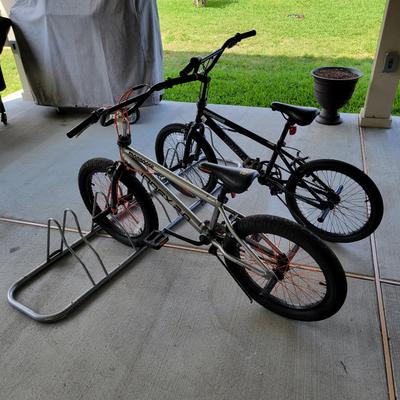 2 boys mongoose bmx index bikes and bike rack for sale in League City ...