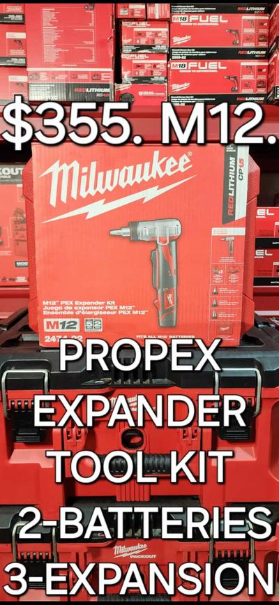 Milwaukee ProPEX Expansion Tool Kit M12 for sale in Fontana, CA ...