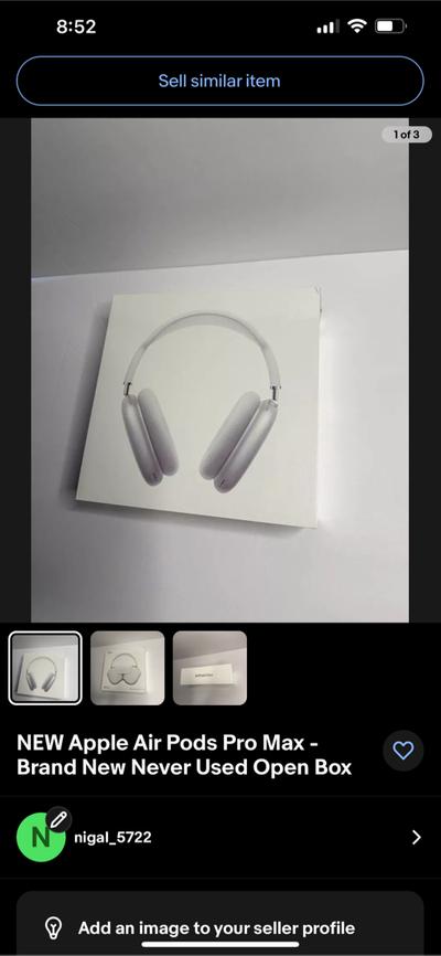 White Air pod Pro Max for sale in Bethpage, NY - 5miles: Buy and Sell