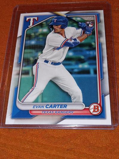 Evan Carter Rookie card 2024 Bowman for sale in Garland, TX - 5miles ...