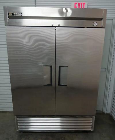 True T49 Commercial Stainless Steel Double Door Refrigerator Reach In ...