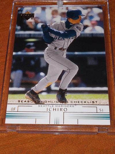 2001 Ichiro rookie card Upper deck checklist card. for sale in Garland ...