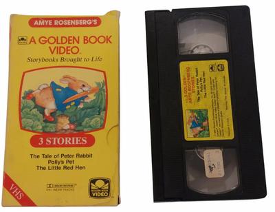 A Golden Book Video Amye Rosenberg 3 Stories VHS Video Tested for sale ...