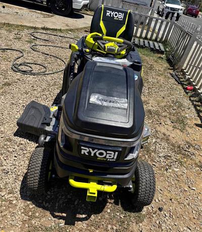 RYOBI 80V HP Brushless 46 in. Battery Electric Cordless Riding Lawn ...