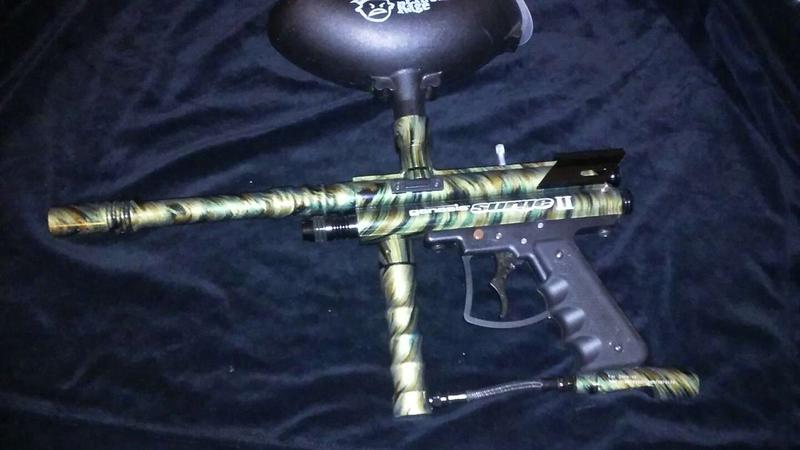 Genesis Surge 2 Semiautomatic Paintball gun and accessories. for sale ...