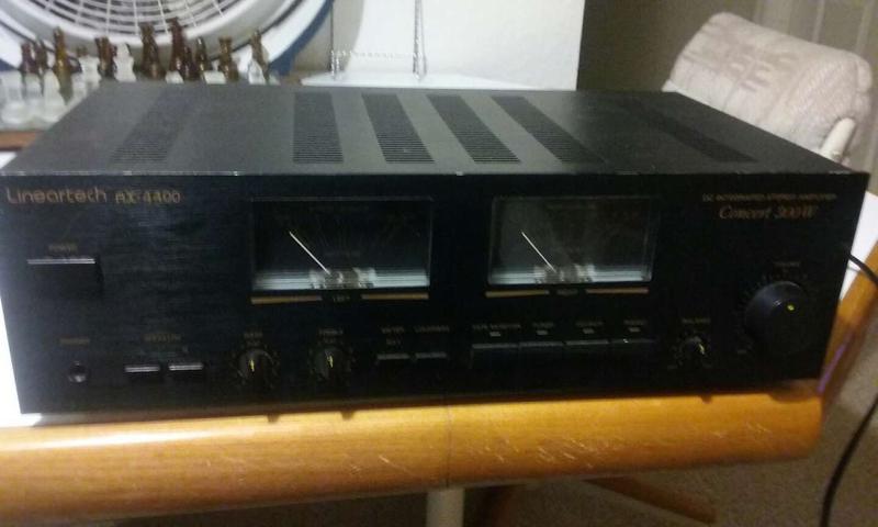 Amplifier lineartech ax 4400 concert 300 watts per channel for sale in ...